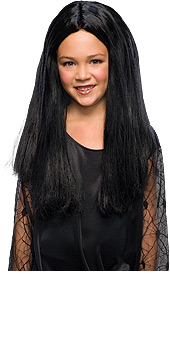 Addams Family Morticia Child Wigs | Addams Family Morticia Child Wig ...